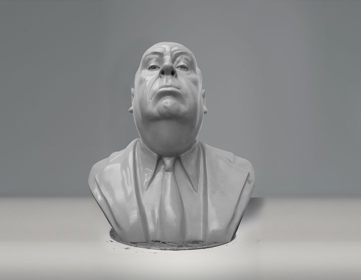 Alfred Hitchcock Bust - Sissy Piana - Sculptures & Carvings, People ...