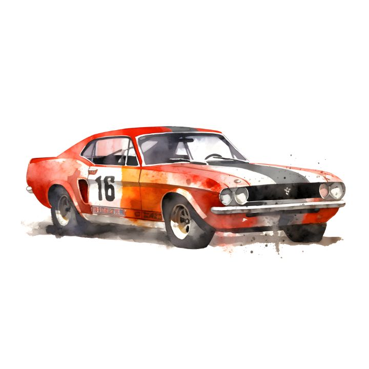 Classic Race Car - Arclight LLC - Paintings & Prints, Vehicles ...