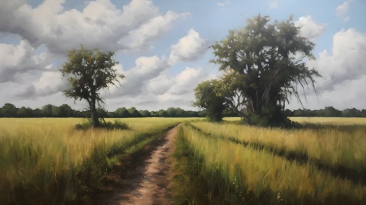 Path Through the feilds - Arclight LLC - Paintings & Prints, Landscapes ...