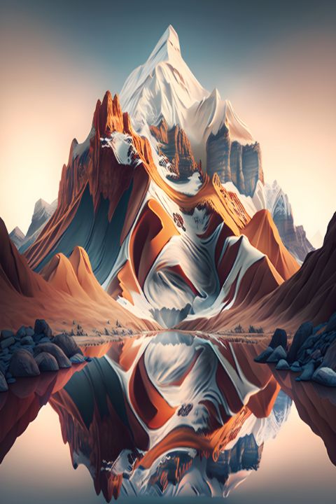 Peak Perspectives - Arclight LLC - Paintings & Prints, Abstract, Landscape - ArtPal