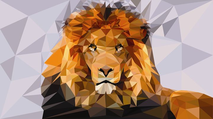 lion - Digital Art - Digital Art & AI, Animals, Birds, & Fish, Wild ...