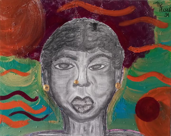Lady Purple - The Phoenix - Paintings & Prints, People & Figures ...