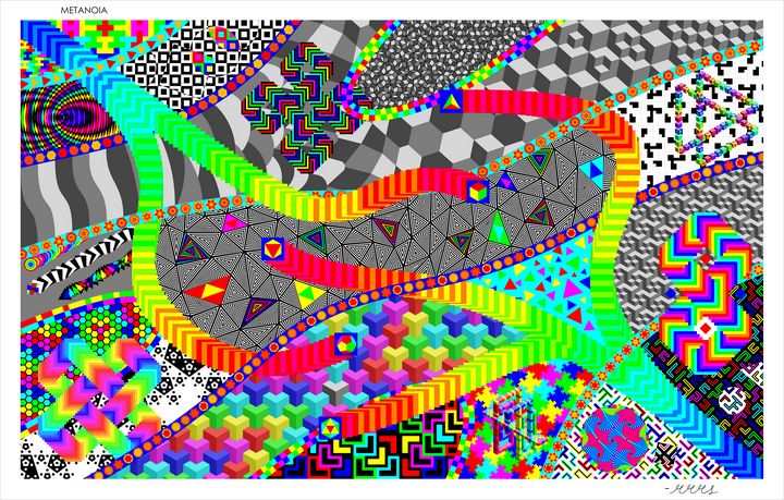 Metanoia - Kgssa - Digital Art & AI, Abstract, Geometric - ArtPal