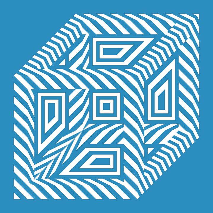 Abstract cube outline - Kgssa - Digital Art & AI, Abstract, Geometric - ArtPal