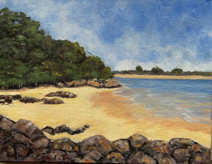 Coolum Beach #2 - Gailesculpture.com - Paintings & Prints, Landscapes & Nature, Beach & Ocean ...