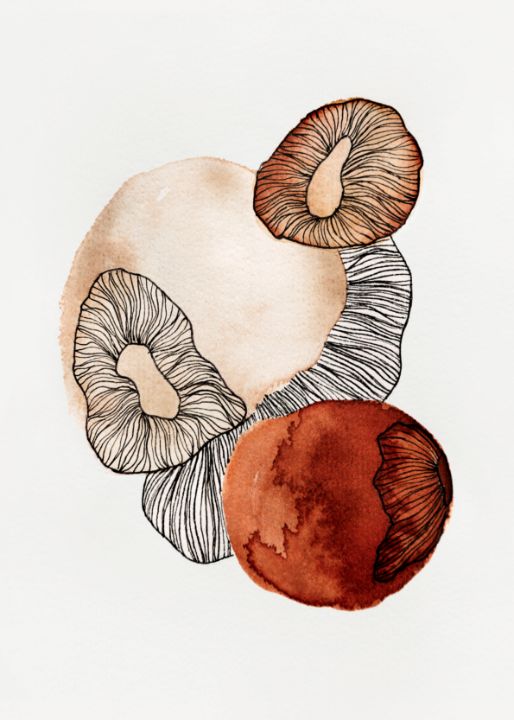 Organic Abstract no. 13 - Alexandra Ruth Bergman - Drawings ...
