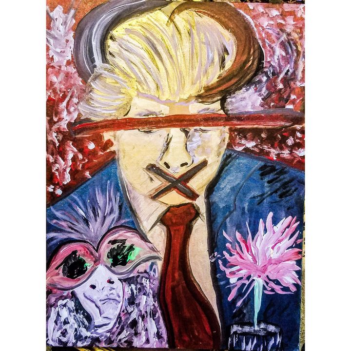 Donald J. Trump Hear speak see no ev - Salvatore Rizzo - Paintings ...