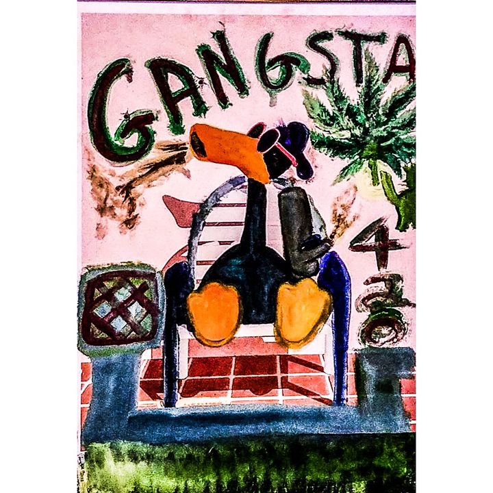 Stoned duck - Salvatore Rizzo - Paintings & Prints, Abstract ...