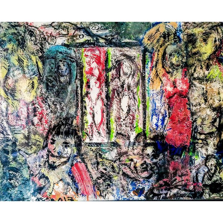 RedLightDistrict - Salvatore Rizzo - Paintings & Prints, Abstract ...