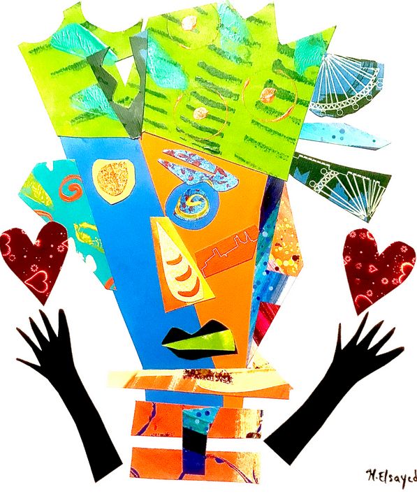 Hearts and Love - homayra elsayed - Paintings & Prints, Abstract, Other ...