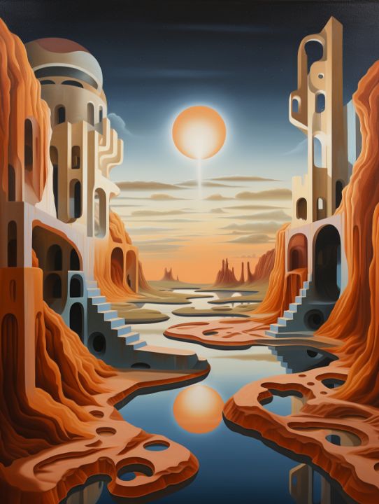 The Lost Land Dream - Zur Sang Kor - Digital Art & AI, Landscapes ...