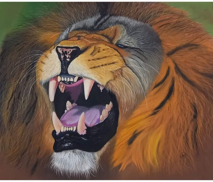 Lion Roar Painting