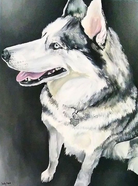 Custom Pet Portrait Example - Emily Kate Art - Paintings & Prints ...