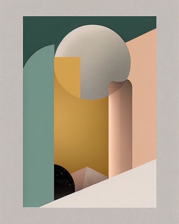 1 - Muted Marvels - Digital Art & AI, Abstract, Other Abstract - ArtPal