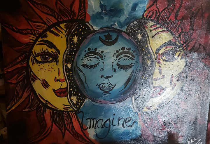 Imagine - Creation Art - Paintings & Prints, Fantasy & Mythology ...