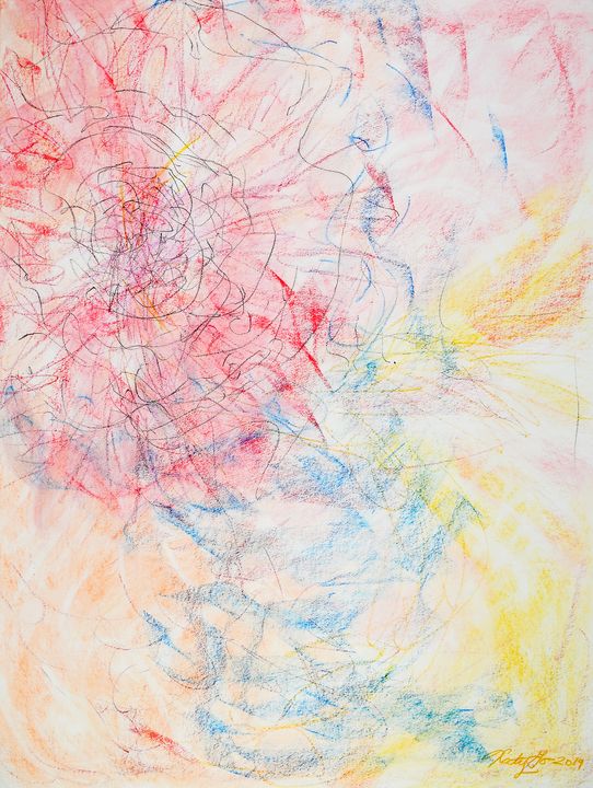 Vibration of Joy - Katy Go Art - Drawings & Illustration, Abstract ...