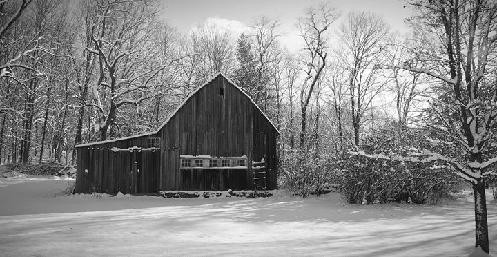 Rustic Barn in the Snow - NatureBabe Photos - Photography, Buildings ...