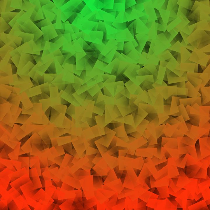 Green&Red Cubism - Wingate Arts - Digital Art & AI, Abstract, Color ...