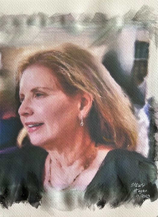 A very Beautiful lady - Watercolors by Steven Hager - Paintings ...