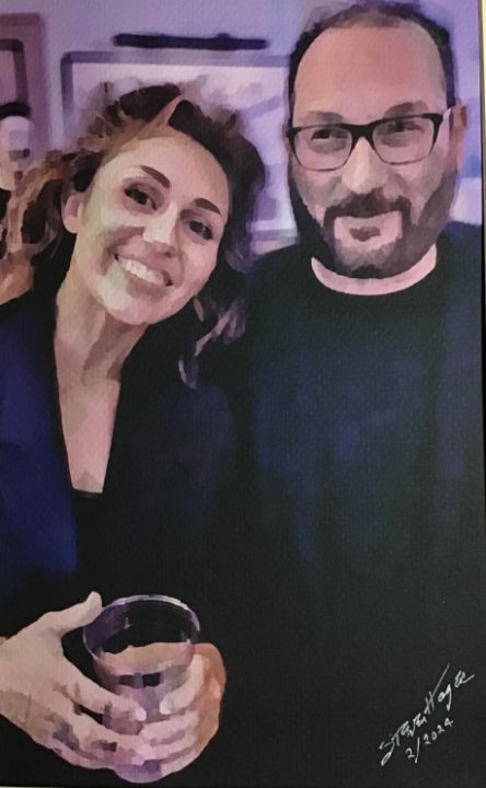 Rendering of Miley Cyrus, Paul Hager - Watercolors by Steven Hager ...