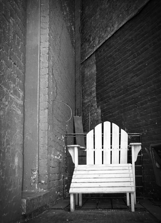 Chair on a NYC Patio - NAJE Foto - Photography, Buildings ...