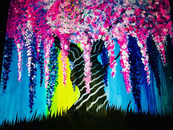 Colorful Environment - Nafza - Drawings & Illustration, Flowers, Plants ...