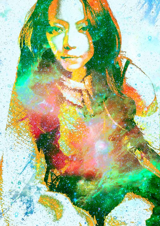 Namie Graphic Art Portrait - Tou Xiong - Digital Art & AI, People ...