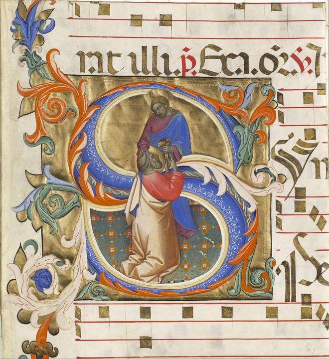 Lorenzo Monaco~Christ Giving the Key - Old classic art - Paintings ...