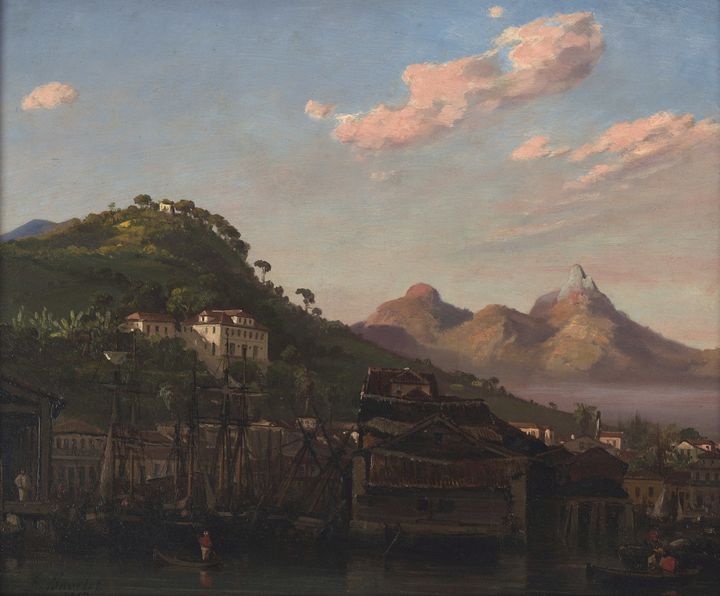 Louis Buvelot~Vista da Gamboa - Old classic art - Paintings & Prints ...