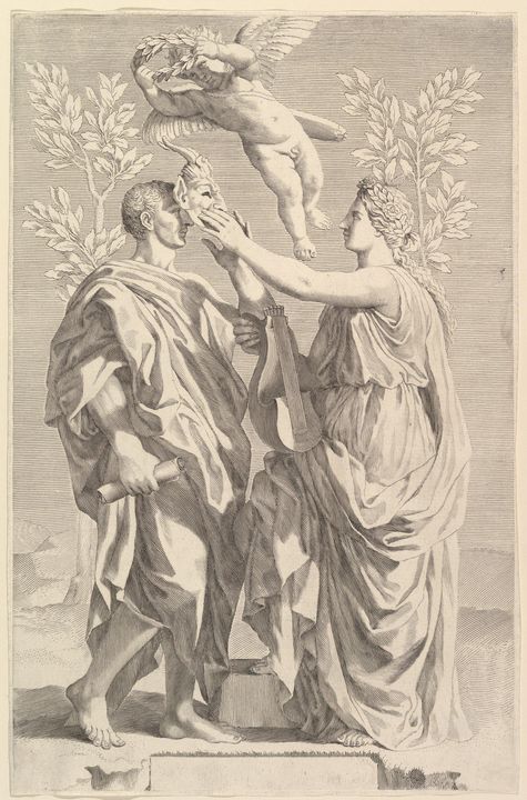 Nicolas Poussin, Claude Mellan~Front - Old classic art - Paintings ...