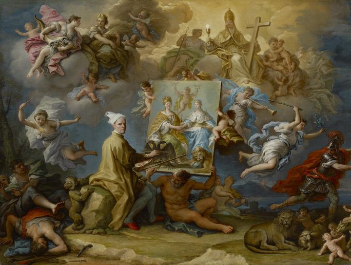 Paolo de Matteis~Allegory of the Con - Old classic art - Paintings ...