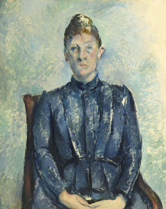 Paul Cézanne~Portrait of Madame Céza - Old classic art - Paintings ...