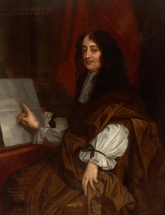 Peter Lely (1618-1680)~Portrait of W - Old classic art - Paintings ...