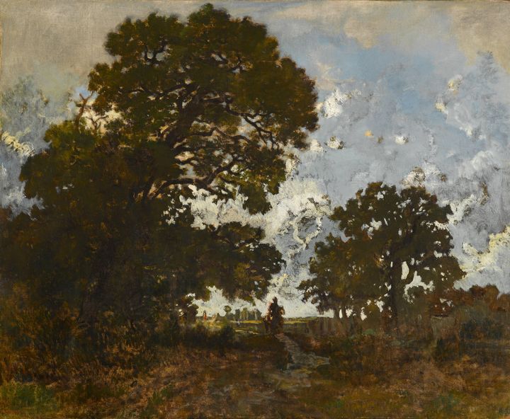 Pierre Etienne Théodore Rousseau~The - Old classic art - Paintings ...