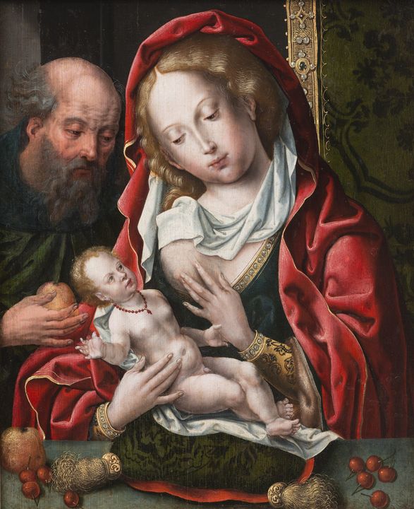 Pieter Coecke van Aelst~Holy Family - Old classic art - Paintings & Prints, Ethnic, Cultural ...