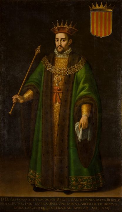 Rafael Pertús~King Alfonso II of Ara - Old classic art - Paintings ...
