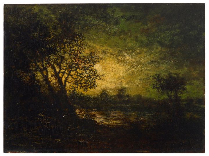 Ralph Albert Blakelock~Moonlight (3) - Old classic art - Paintings ...