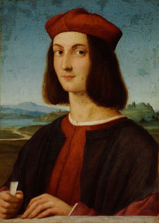 Raphael~Portrait of the Young Cardin - Old classic art - Paintings ...