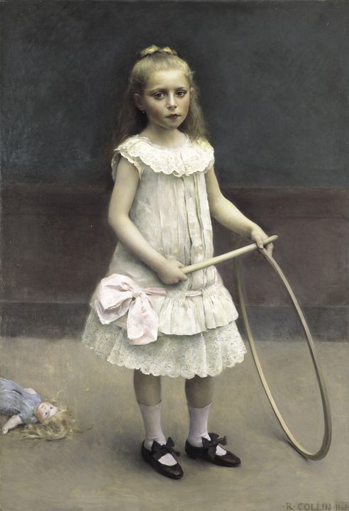 Raphaël Collin~Portrait of the young - Old classic art - Paintings ...