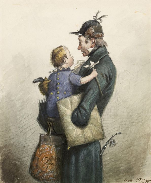 Richard Carton Woodville~Man in Gree - Old classic art - Paintings ...