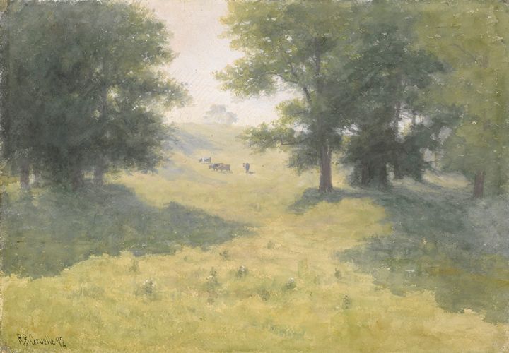 Richard Gruelle~Landscape with Cows - Old classic art - Paintings ...