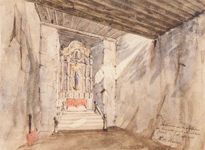 Richard H. Kern~Interior of the Chur - Old classic art - Paintings ...