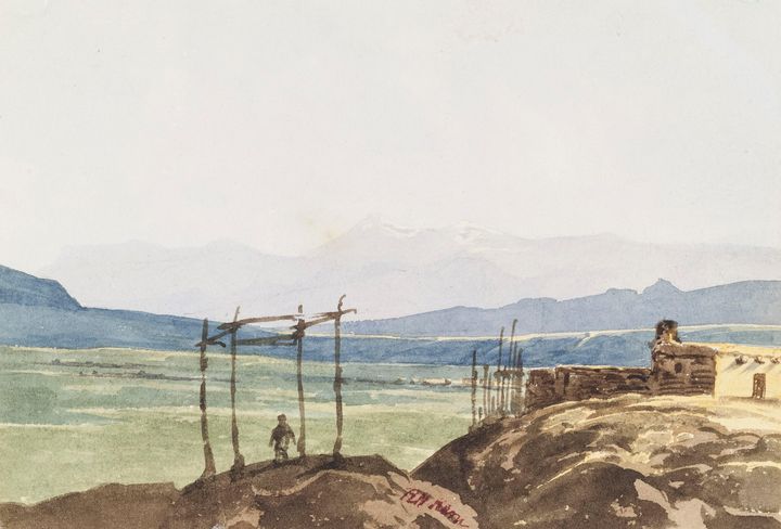 Richard H. Kern~Valley of Taos, Look - Old classic art - Paintings ...