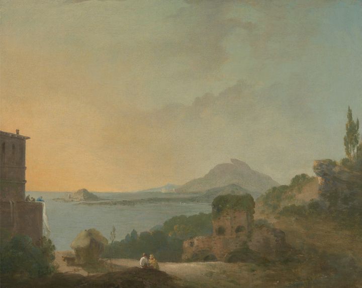 Richard Wilson~Cicero's Villa and th - Old classic art - Paintings ...