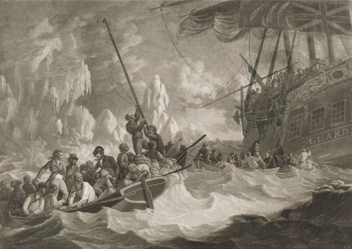 Robert Dodd~Part of the crew of His - Old classic art - Paintings ...