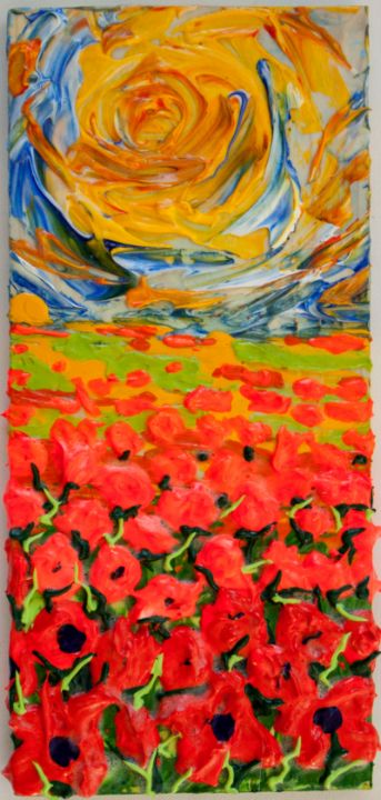 Poppies - RAF Creative Art - Paintings & Prints, Flowers, Plants ...