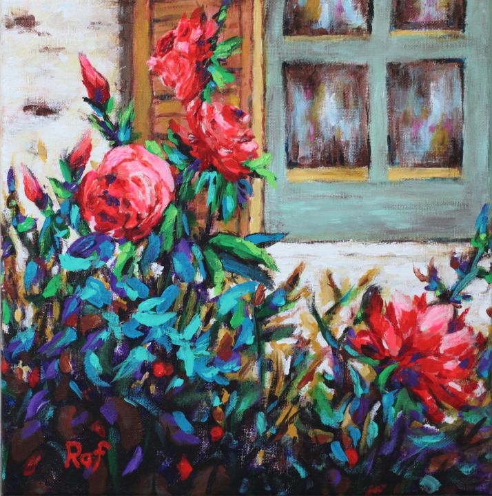 Red Roses - RAF Creative Art - Paintings & Prints, Flowers, Plants ...
