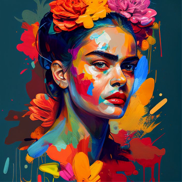 Frida Kahlo - Sanzida Design - Paintings & Prints, People & Figures ...