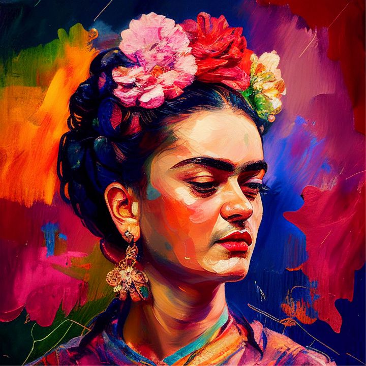 Frida Kahlo - Sanzida Design - Paintings & Prints, People & Figures ...