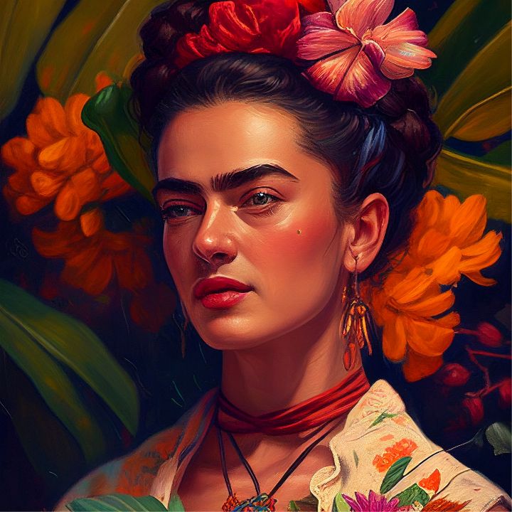 Frida Kahlo - Sanzida Design - Paintings & Prints, People & Figures ...